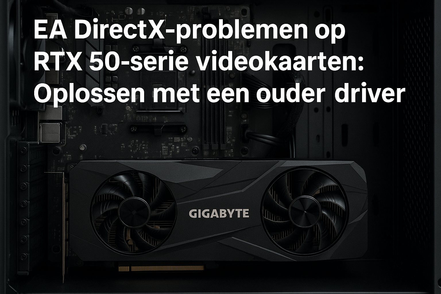 EA DirectX-problemen op RTX 50-serie videokaarten: Oplossen met een ou ...
